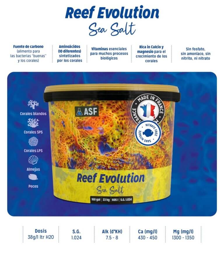 REEF EVOLUTION SEA SALT - Acuario de LuJo